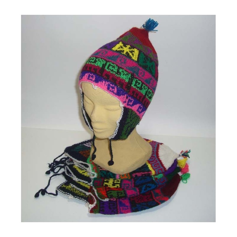 Authentiques Bonnets du Pérou en Laine Importés Directement